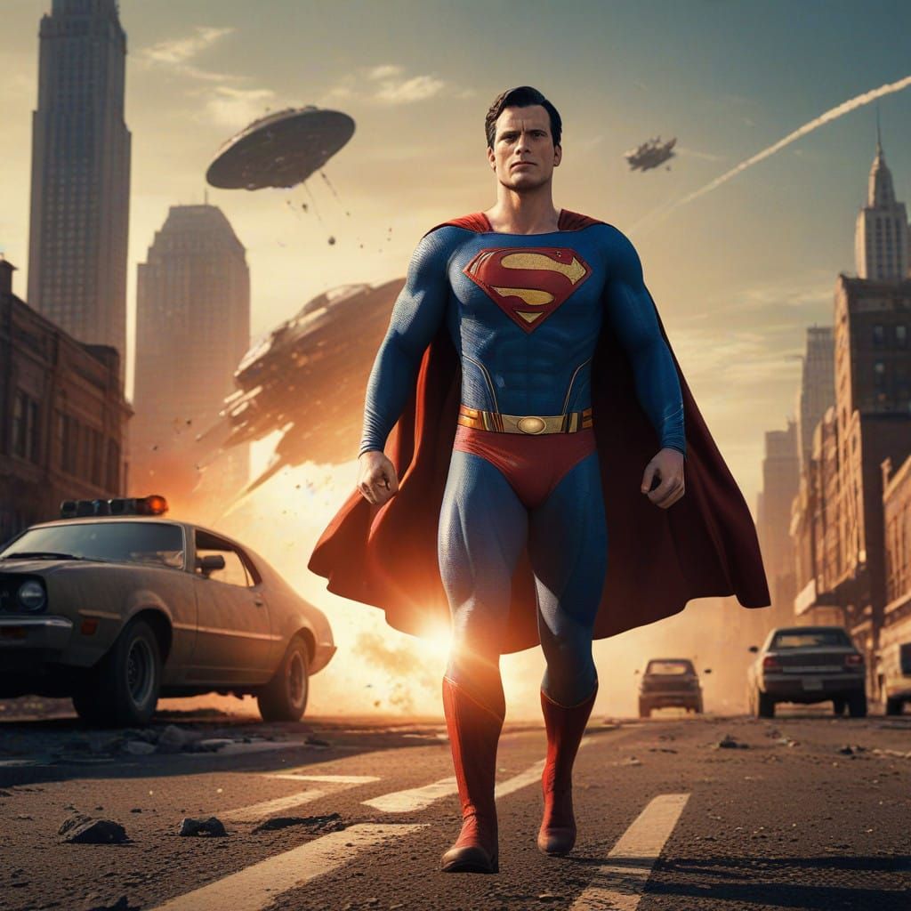 Superman -v- Alien Invasion - Superman -v- Alien Invasion