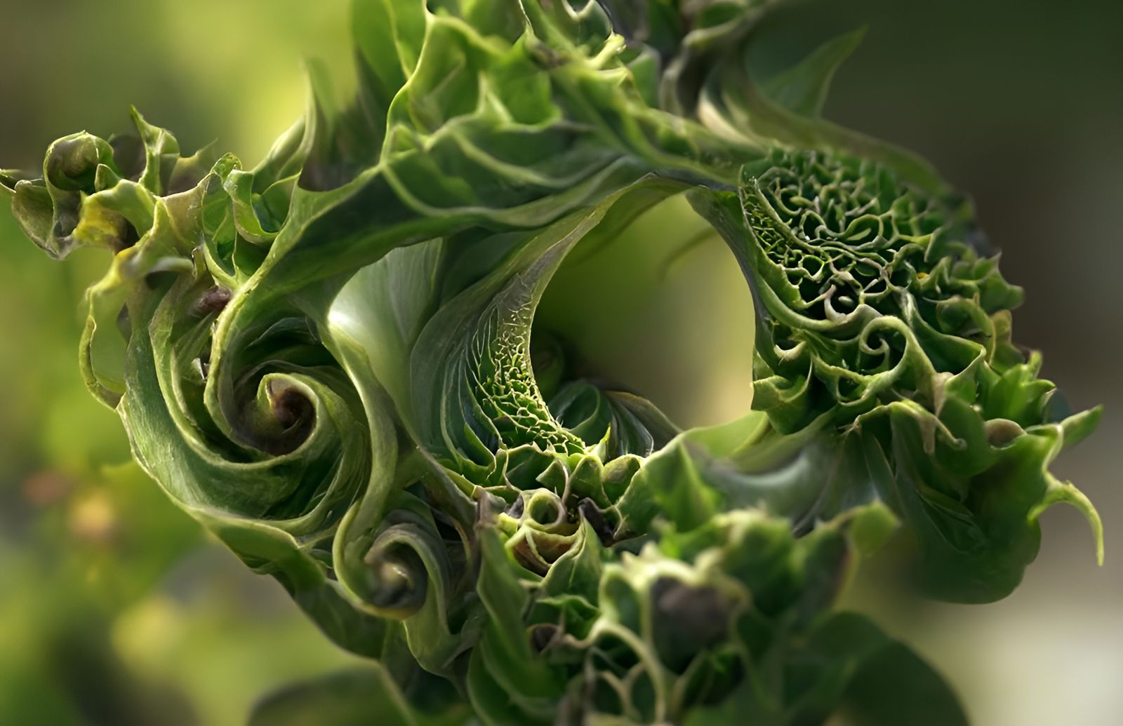 Cabbage fractal - AI Generated Artwork - NightCafe Creator