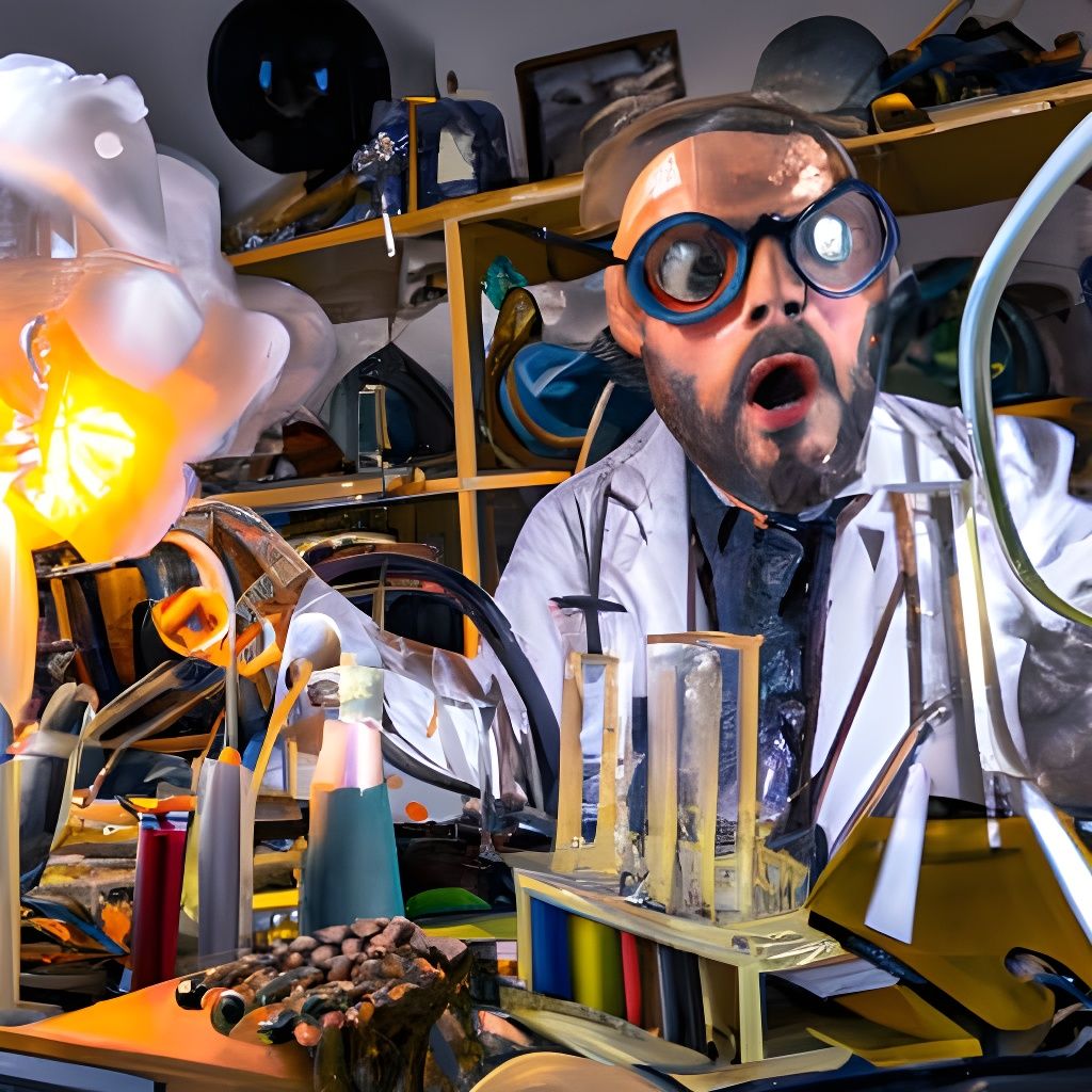 Mad scientist - AI Generated Artwork - NightCafe Creator
