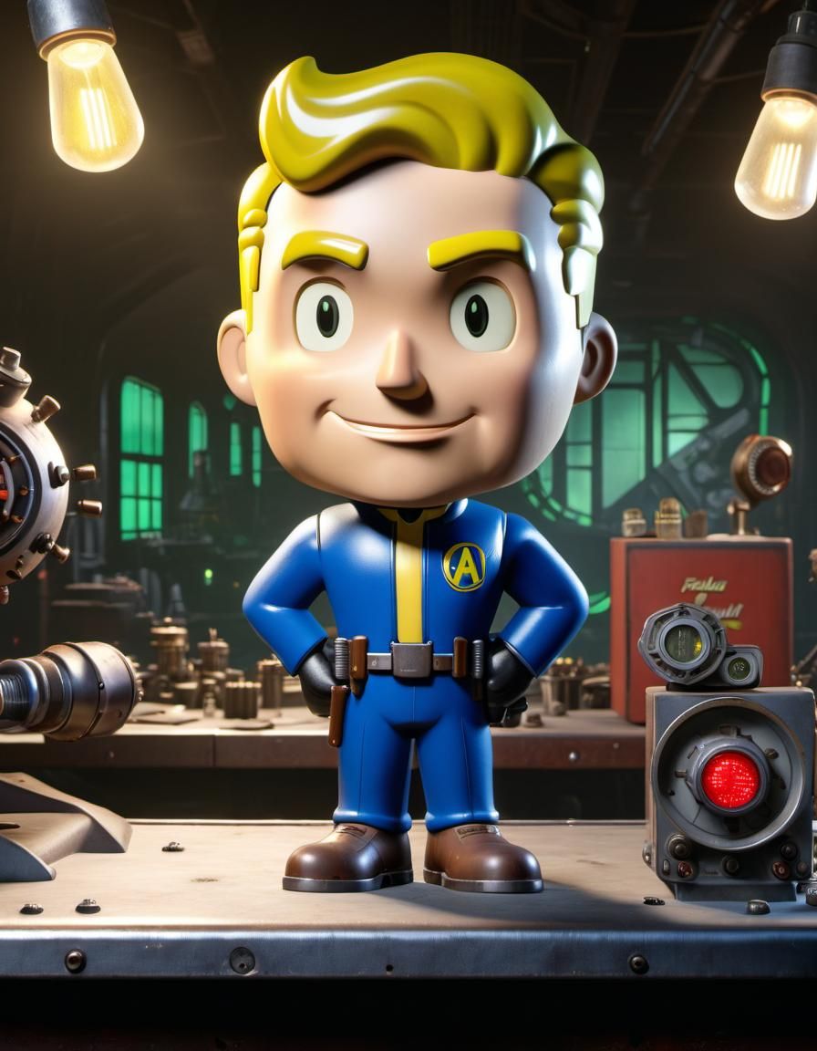 Fallout Bobblehead - AI Generated Artwork - NightCafe Creator