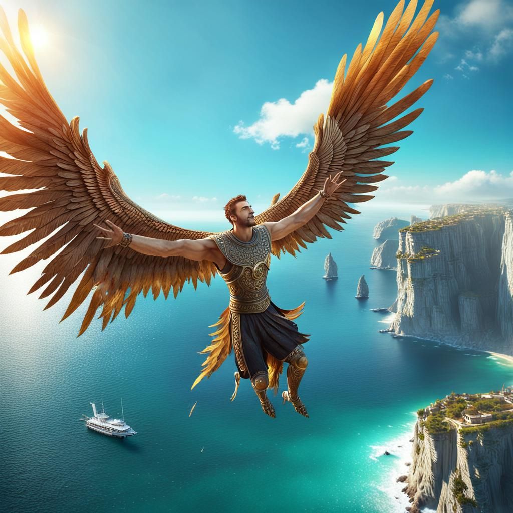 Icarus I - AI Generated Artwork - NightCafe Creator