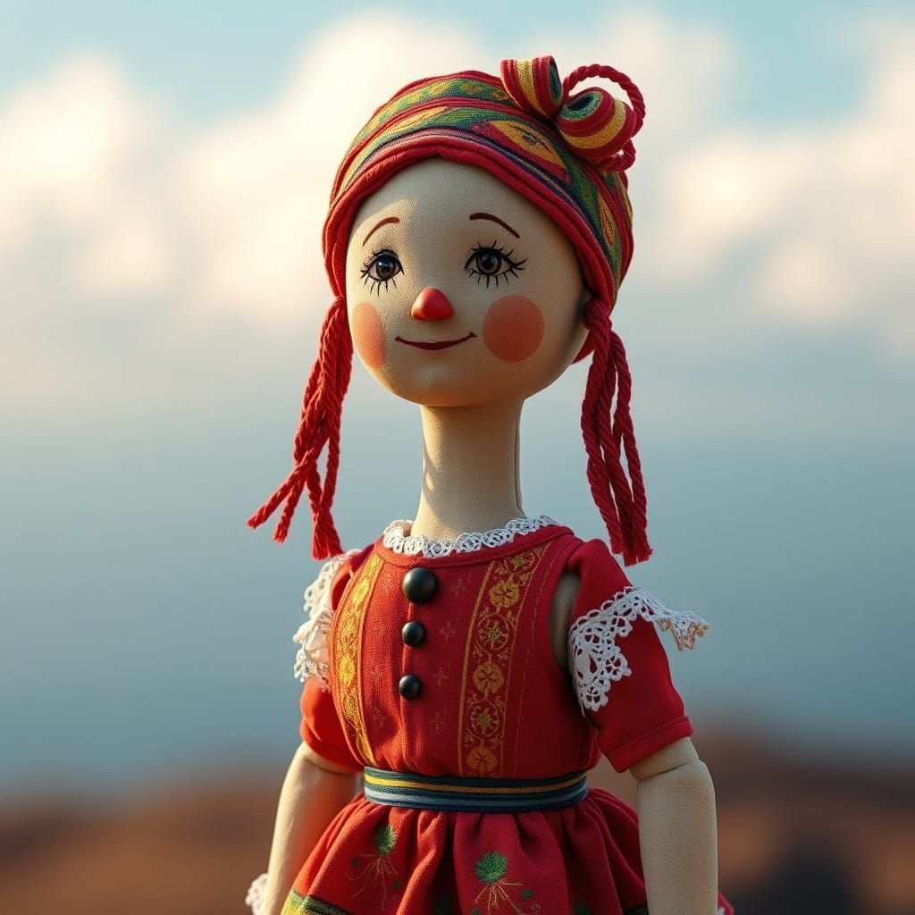 Traditional Lanzarote Island Rag Dolls in Hyper-Re... - AI Art