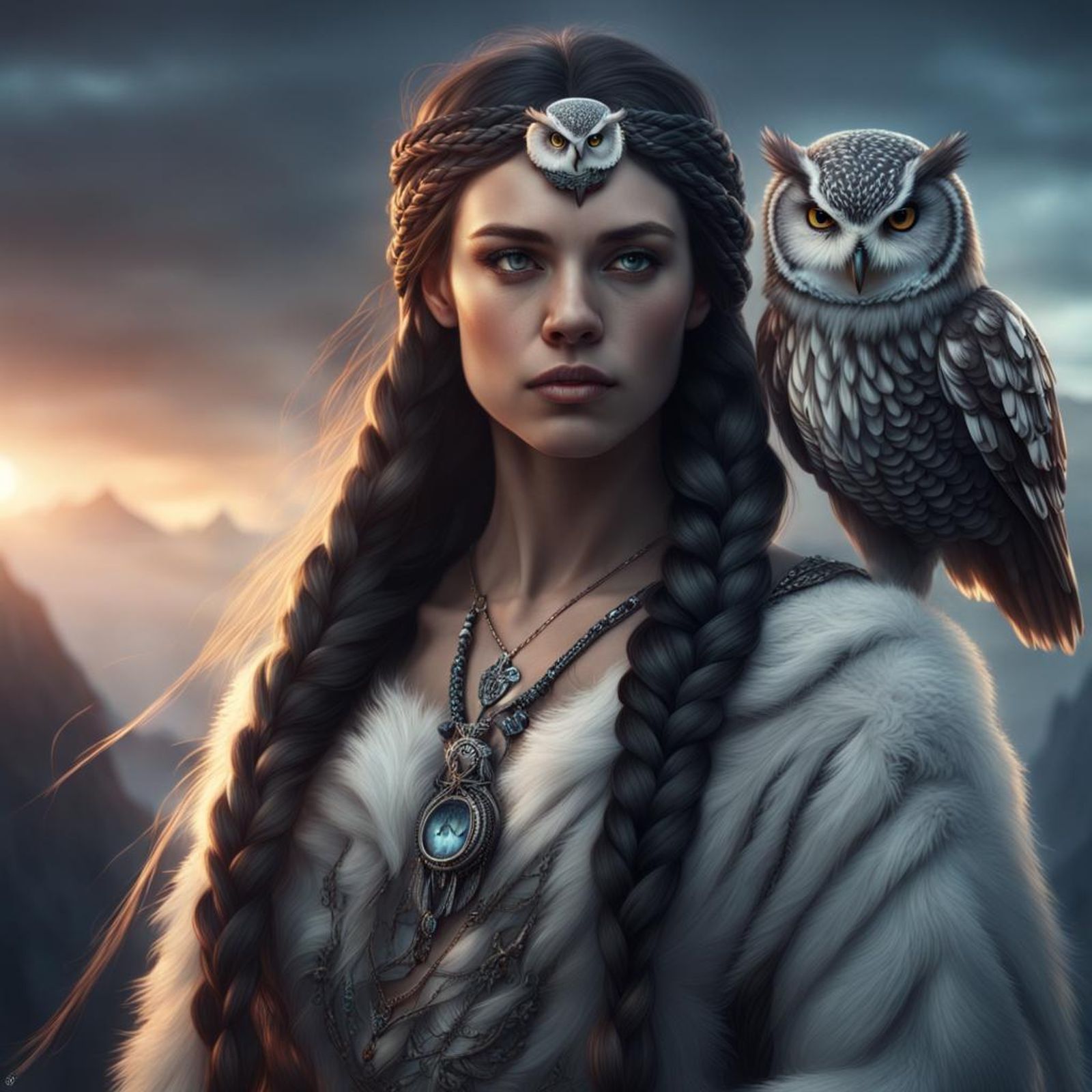 Owl Queen - AI Generated Artwork - NightCafe Creator