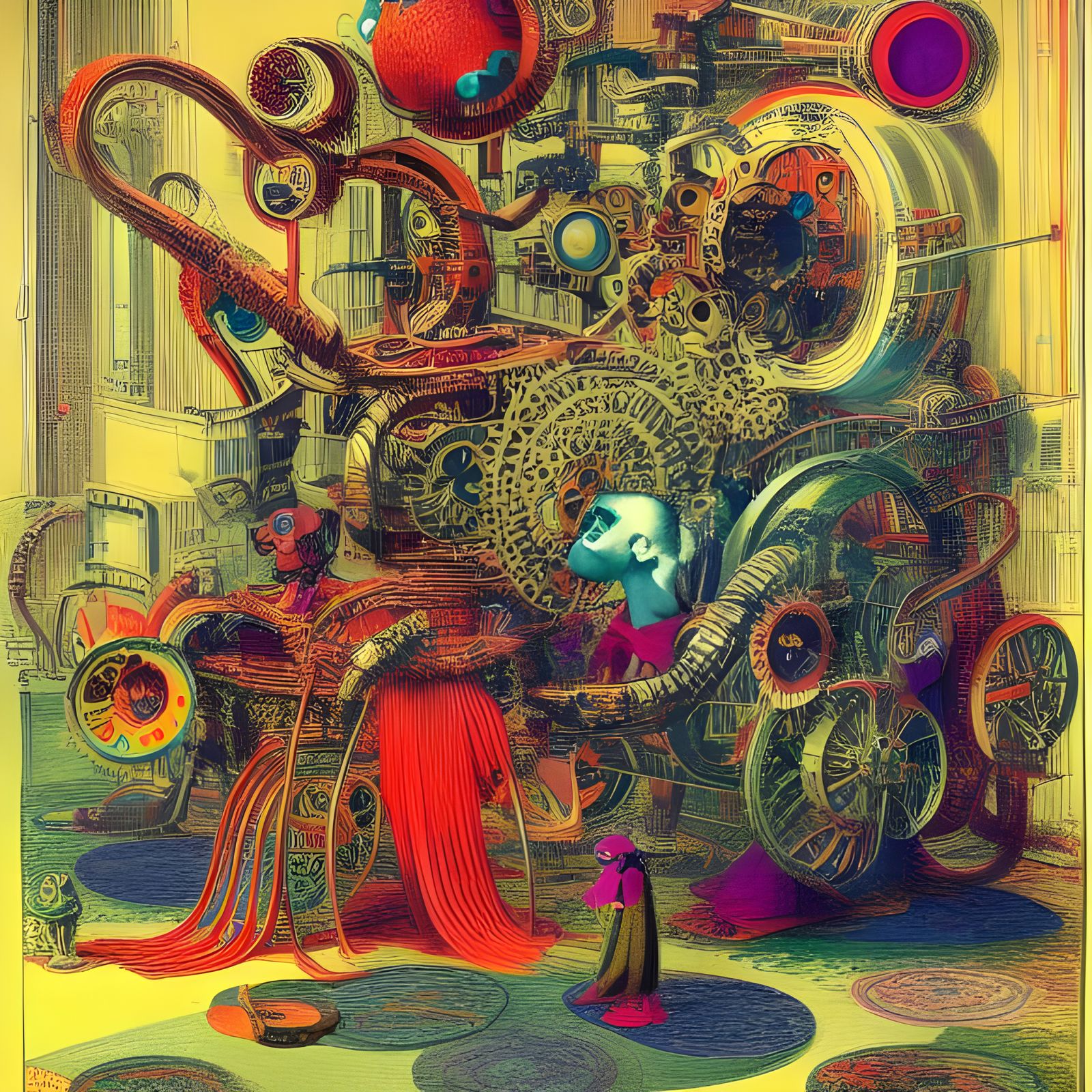 The strange extravagant machine-creatures living within the confines of ...