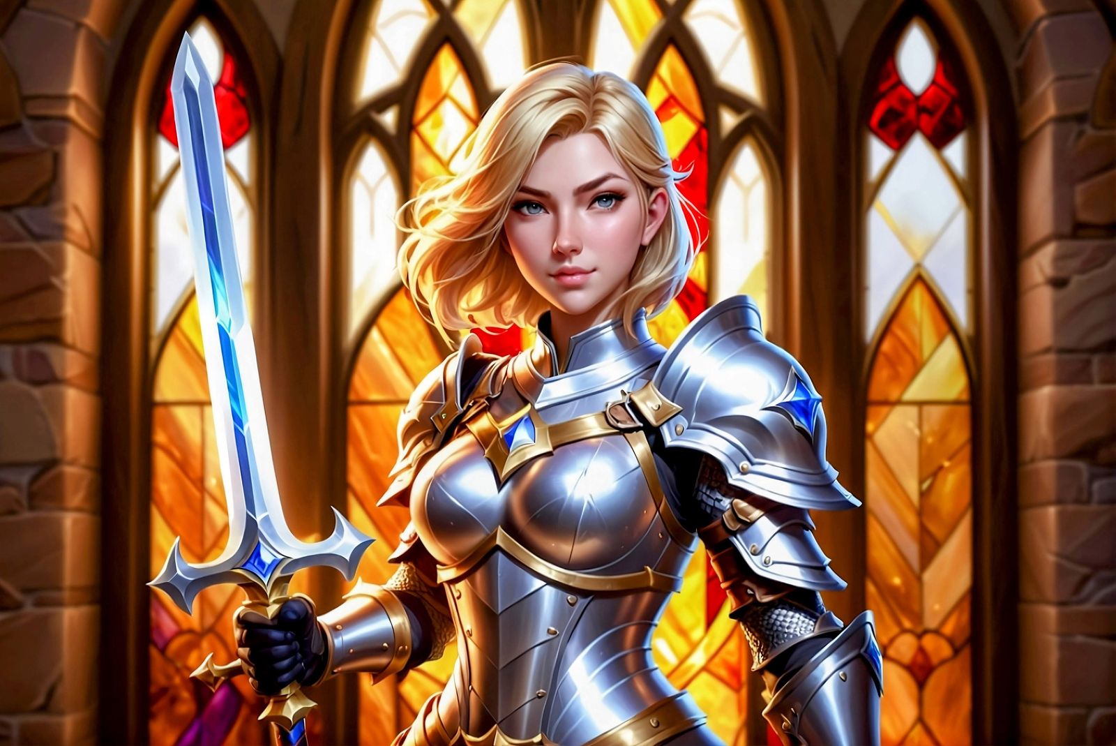 Templar warrior 3 - AI Generated Artwork - NightCafe Creator