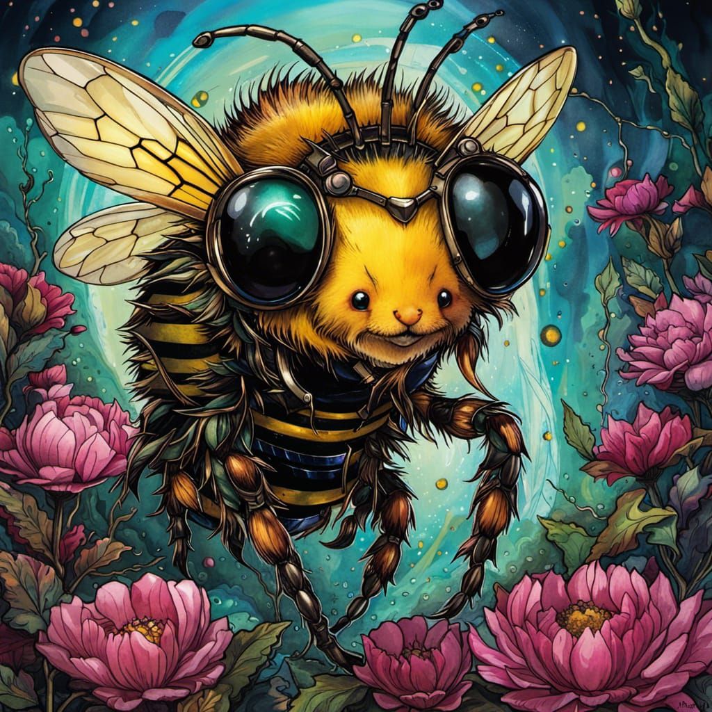Bee - AI Generated Artwork - NightCafe Creator