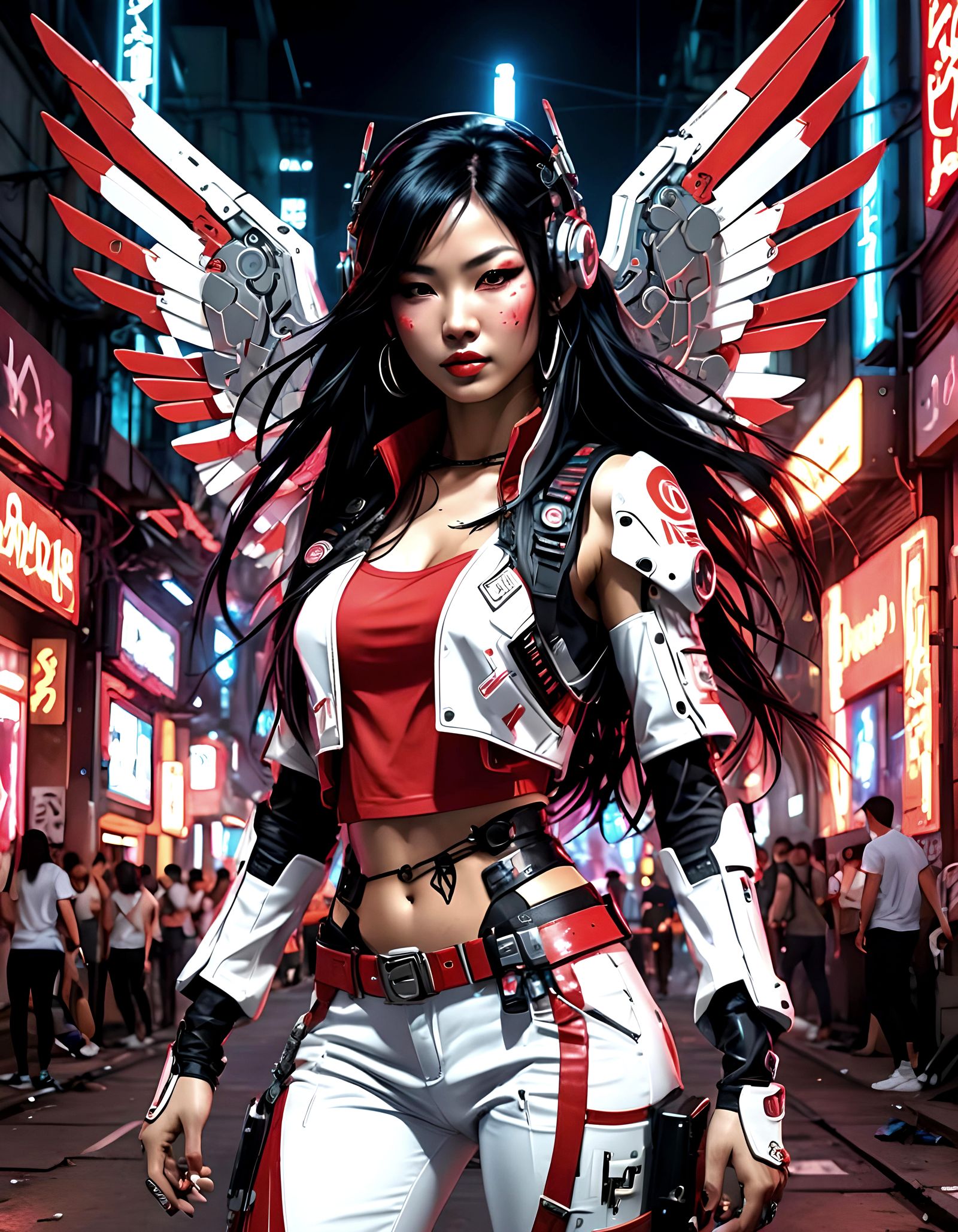 Cyberangel - AI Generated Artwork - NightCafe Creator