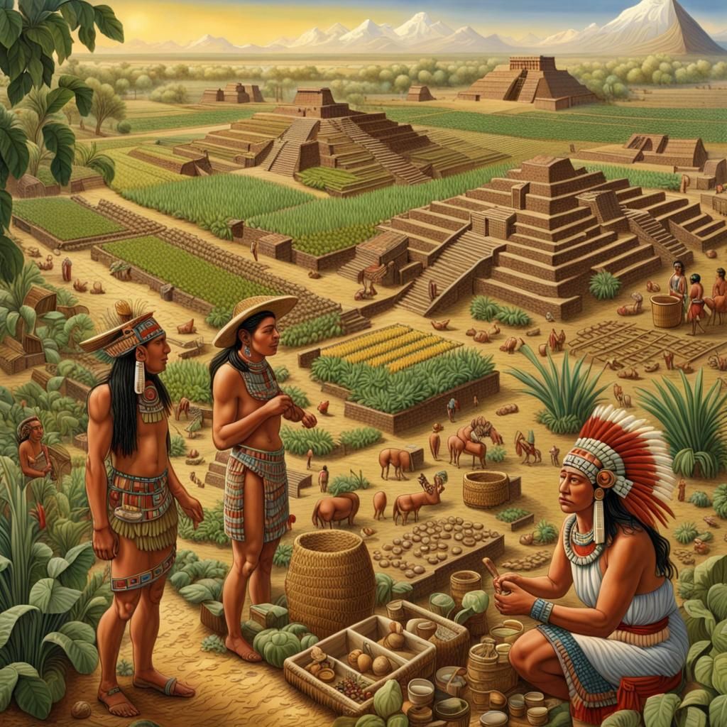 Aztec Agriculture (Information Age) - AI Generated Artwork - NightCafe ...