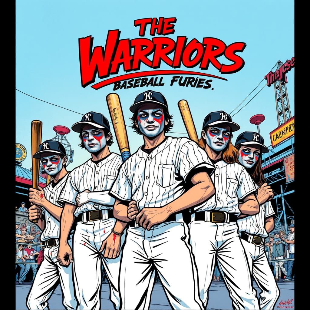 “The Warriors” 1979 film, the Baseball Furies gang