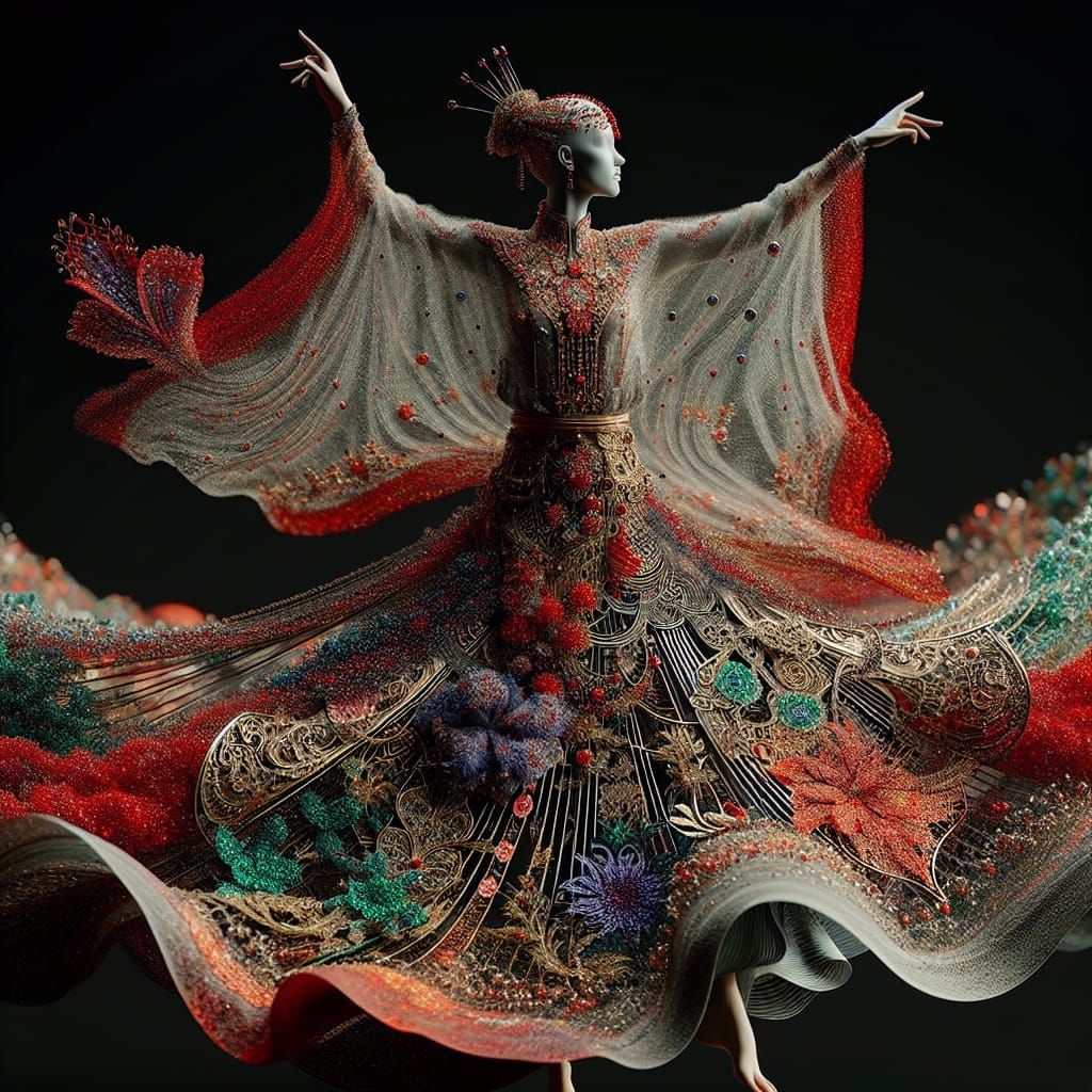 Elegant Dancer - AI Generated Artwork - NightCafe Creator