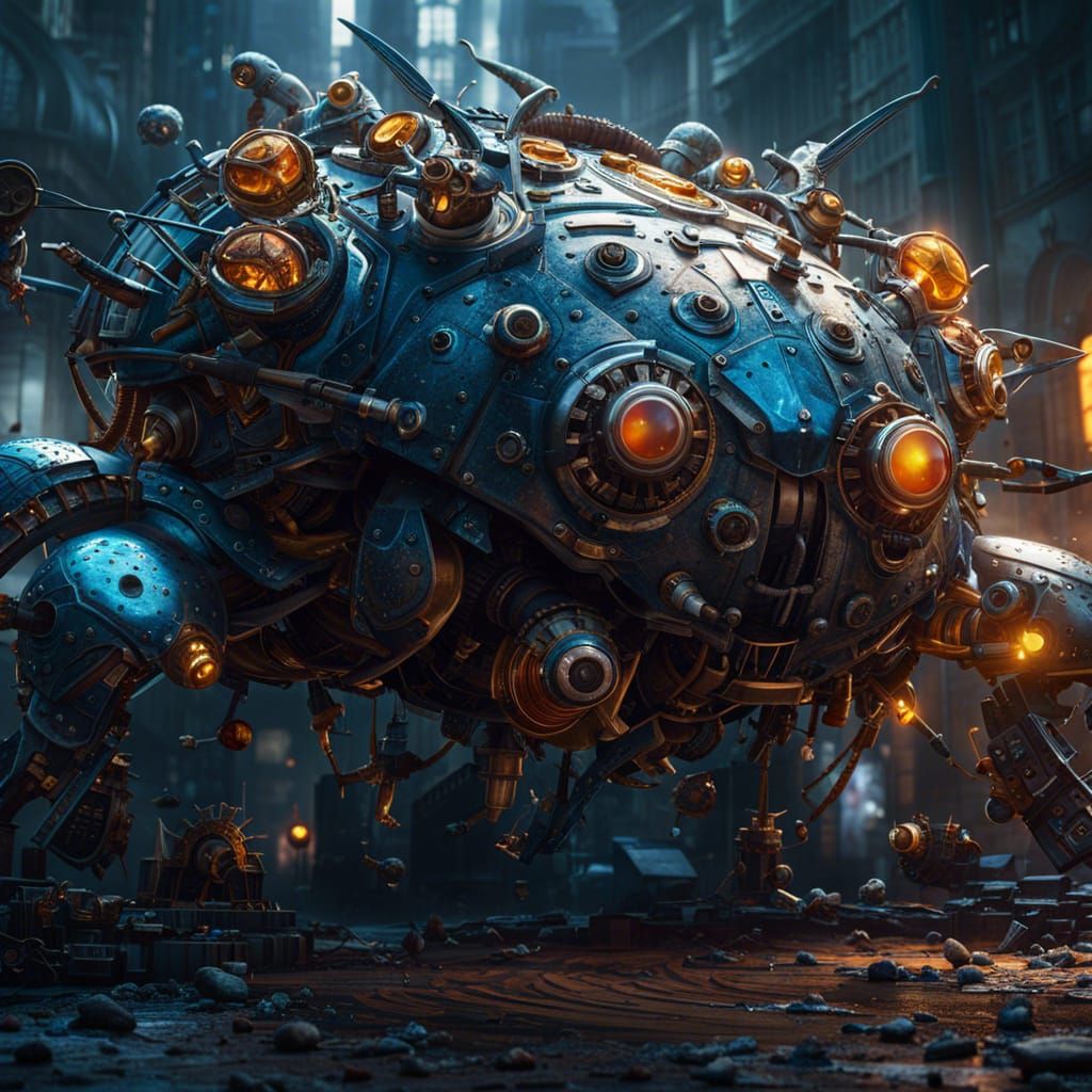 Street Bot 2 - AI Generated Artwork - NightCafe Creator