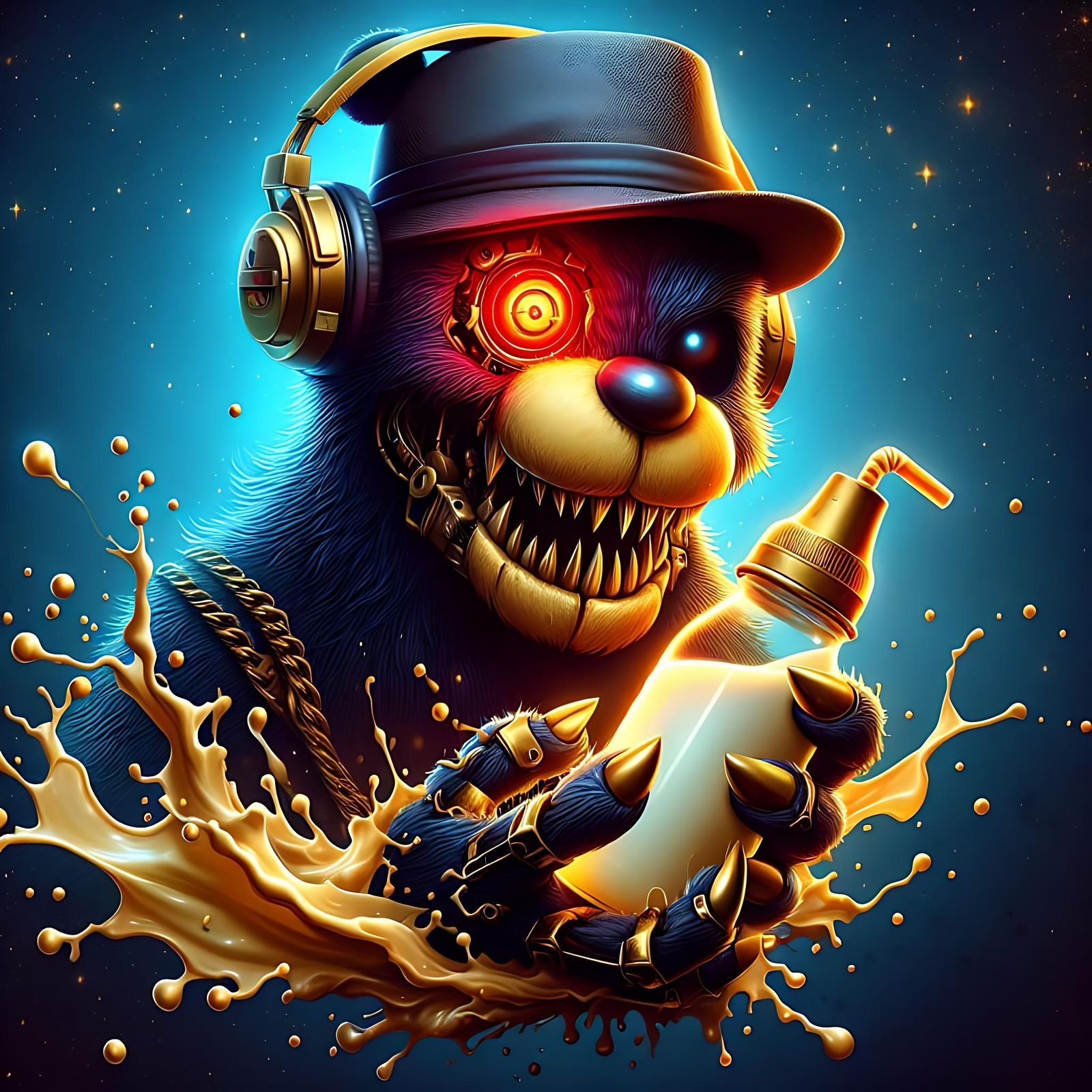 Mutant bear - AI Generated Artwork - NightCafe Creator