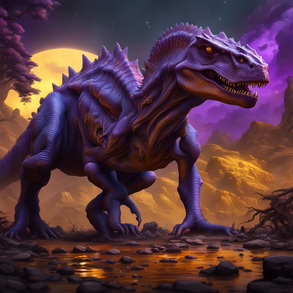 Hiperrealistic alien-like Dinosaur - AI Generated Artwork - NightCafe ...