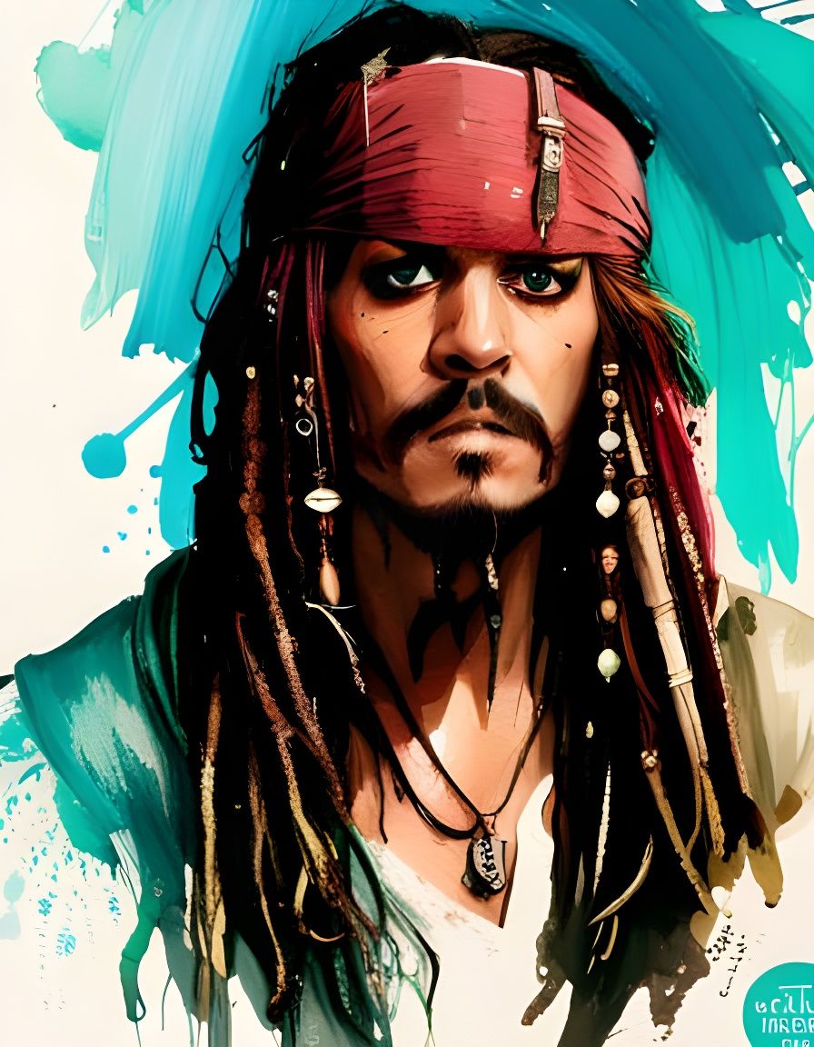 Captain Jack Sparrow - AI Generated Artwork - NightCafe Creator