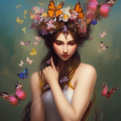 Ophelia - AI Generated Artwork - NightCafe Creator