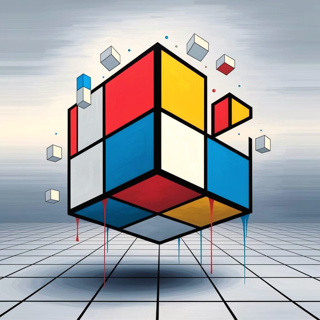 Mondrian's Cube v2 - Mondrian's Cube v2