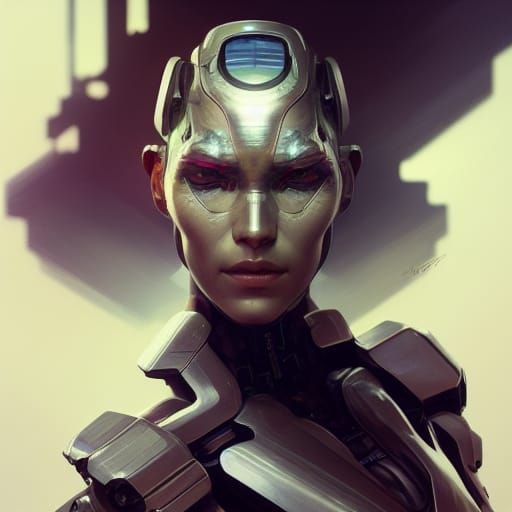 human cyborg - Detailed Human Cyborg Portrait in Volumetric ...