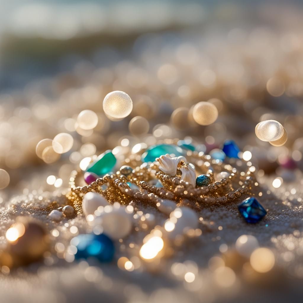 Treasures Washed Ashore Jewelry - AI Generated Artwork - NightCafe Creator