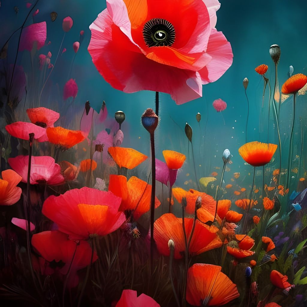 Poppy.. - AI Generated Artwork - NightCafe Creator