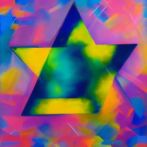 Abstract Star - AI Generated Artwork - NightCafe Creator