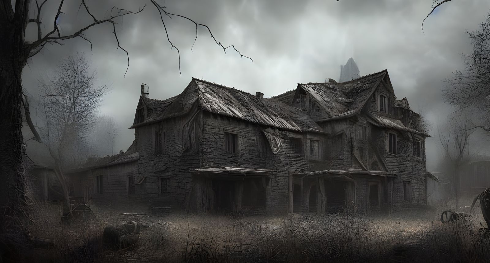 Post-Apocalyptic medieval landscape - AI Generated Artwork - NightCafe ...