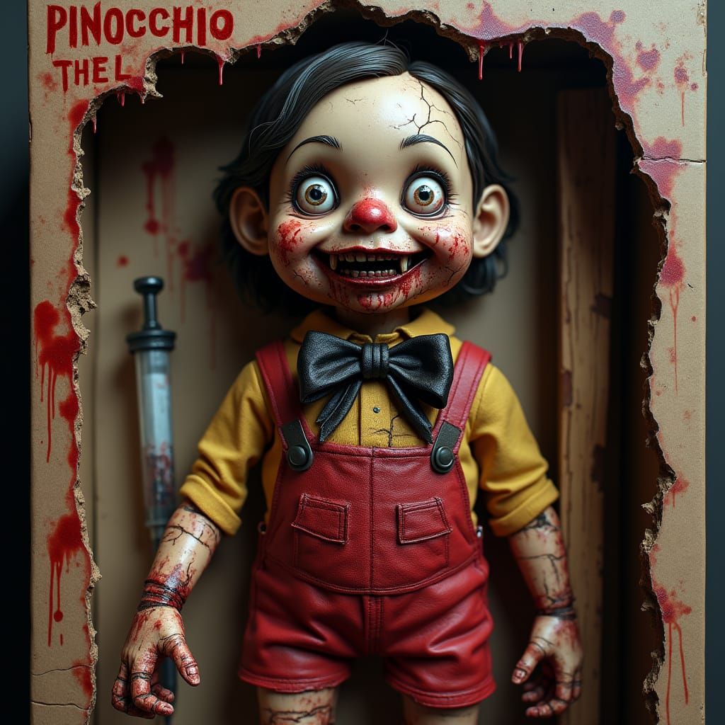 Hyper-Realistic Horror Action Figure of Corrupted ... - AI Art