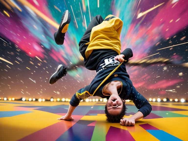 Breakdance Fail - AI Generated Artwork - NightCafe Creator