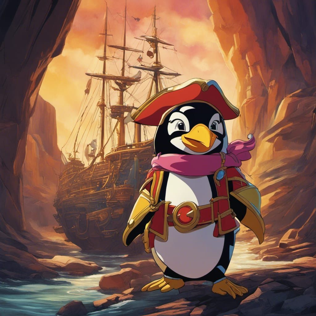 "PEGGY THE PENGUIN PIRATE AND the treasure of SPANISH GOLD" Filmation ...