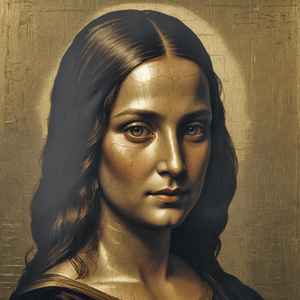 Mona Lisa photoillustration - AI Generated Artwork - NightCafe Creator