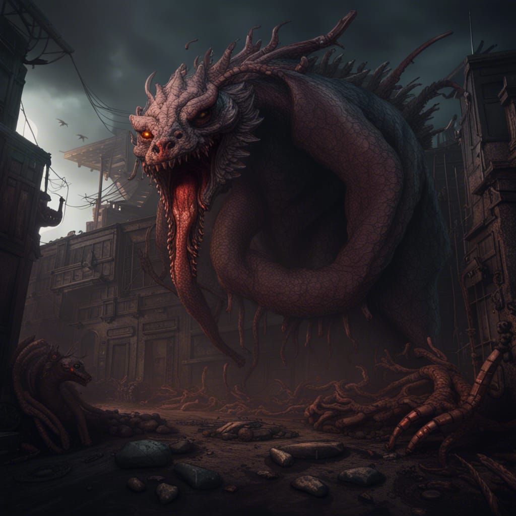 SCP-610, The Flesh That Hates - AI Generated Artwork - NightCafe Creator