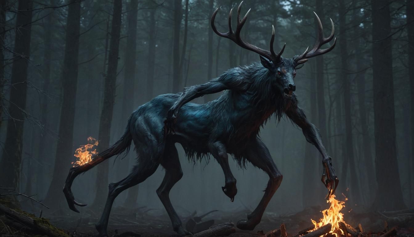 Wendigo:::insanely realistic::high definition::high resolution ...