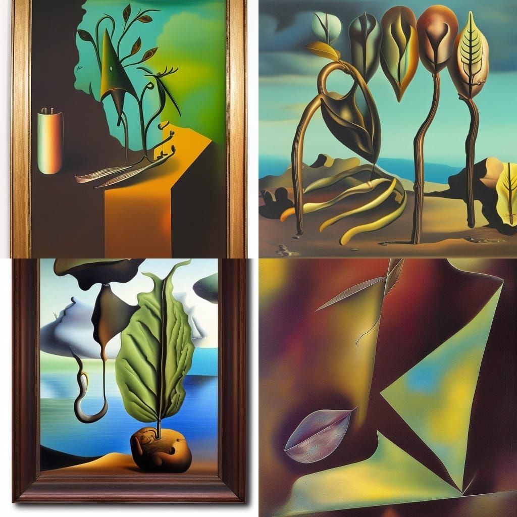 Iron Leaves - AI Generated Artwork - NightCafe Creator