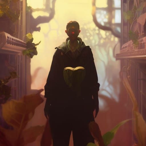 (Topic) The_eldritch_flower_of_evil_growing_in_Arkham 8k resolution ...