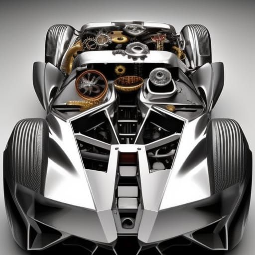 Steampunk Lambo - AI Generated Artwork - NightCafe Creator