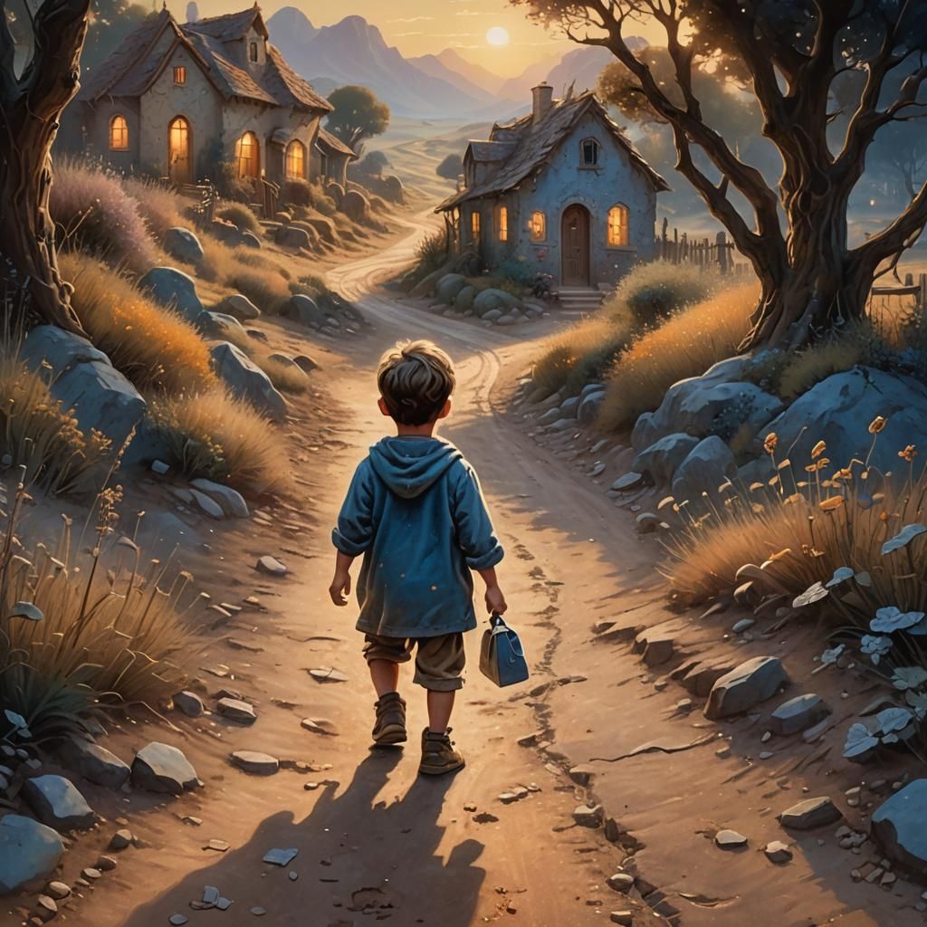 Wandering Home - AI Generated Artwork - NightCafe Creator