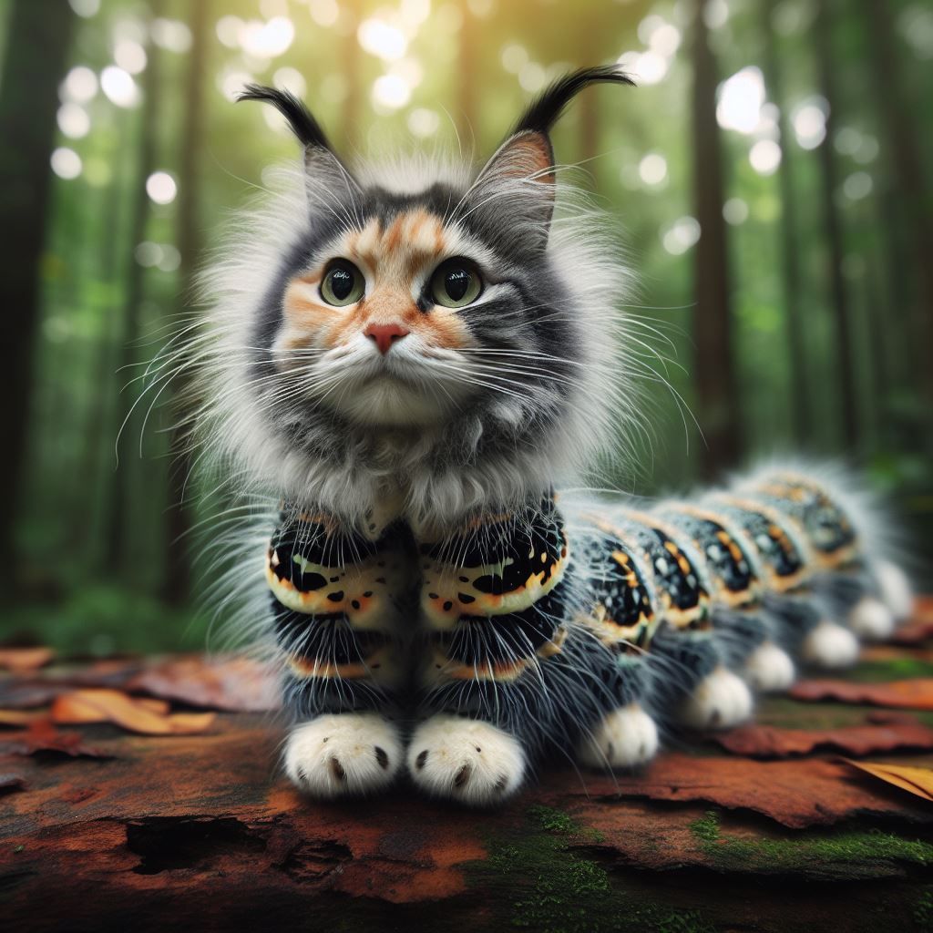 Cat-erpillar - AI Generated Artwork - NightCafe Creator
