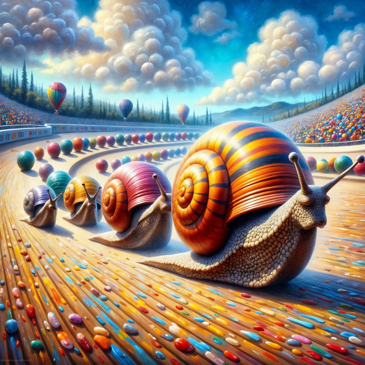 The Longest Race! - Fantastical Snails Speed Along NASCAR Sp...