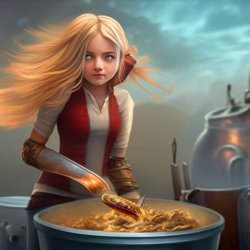 Cooking demon - AI Generated Artwork - NightCafe Creator