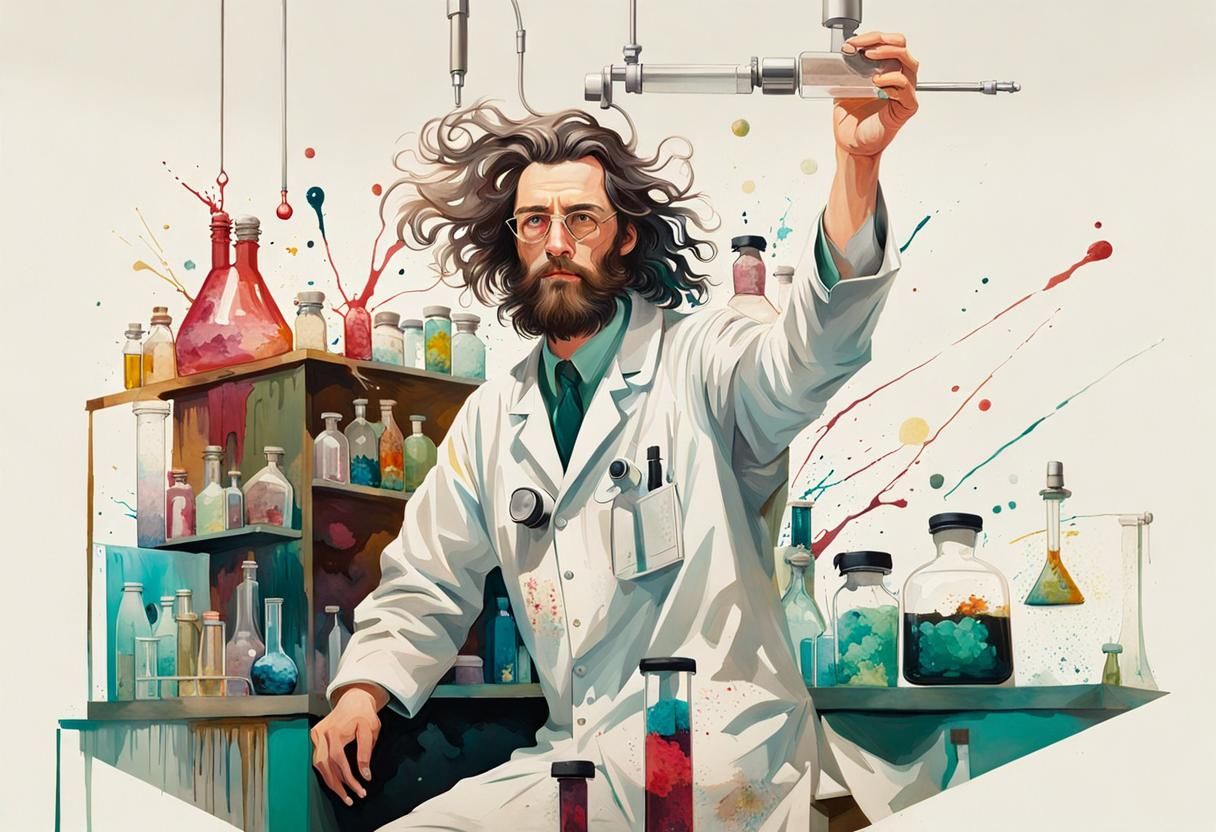 In the lab - AI Generated Artwork - NightCafe Creator