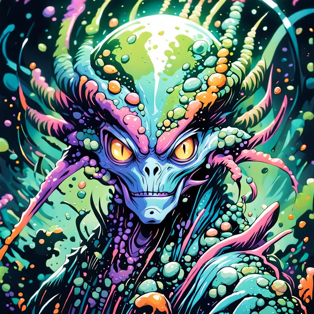 CrowPickle's Monster Portrait - AI Generated Artwork - NightCafe Creator