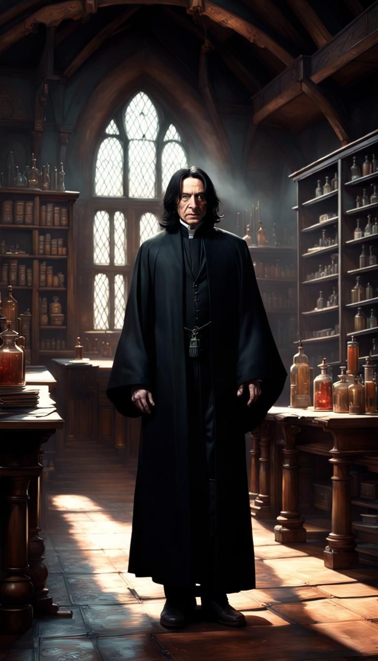 Severus Snape - AI Generated Artwork - NightCafe Creator
