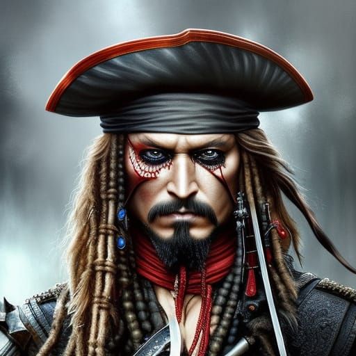 Dread Pirate Roberts Depp - AI Generated Artwork - NightCafe Creator