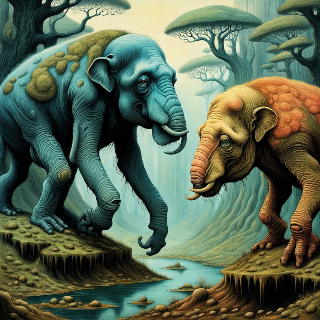 cute mutant experimental creatures replacing humans for a more sweet ...