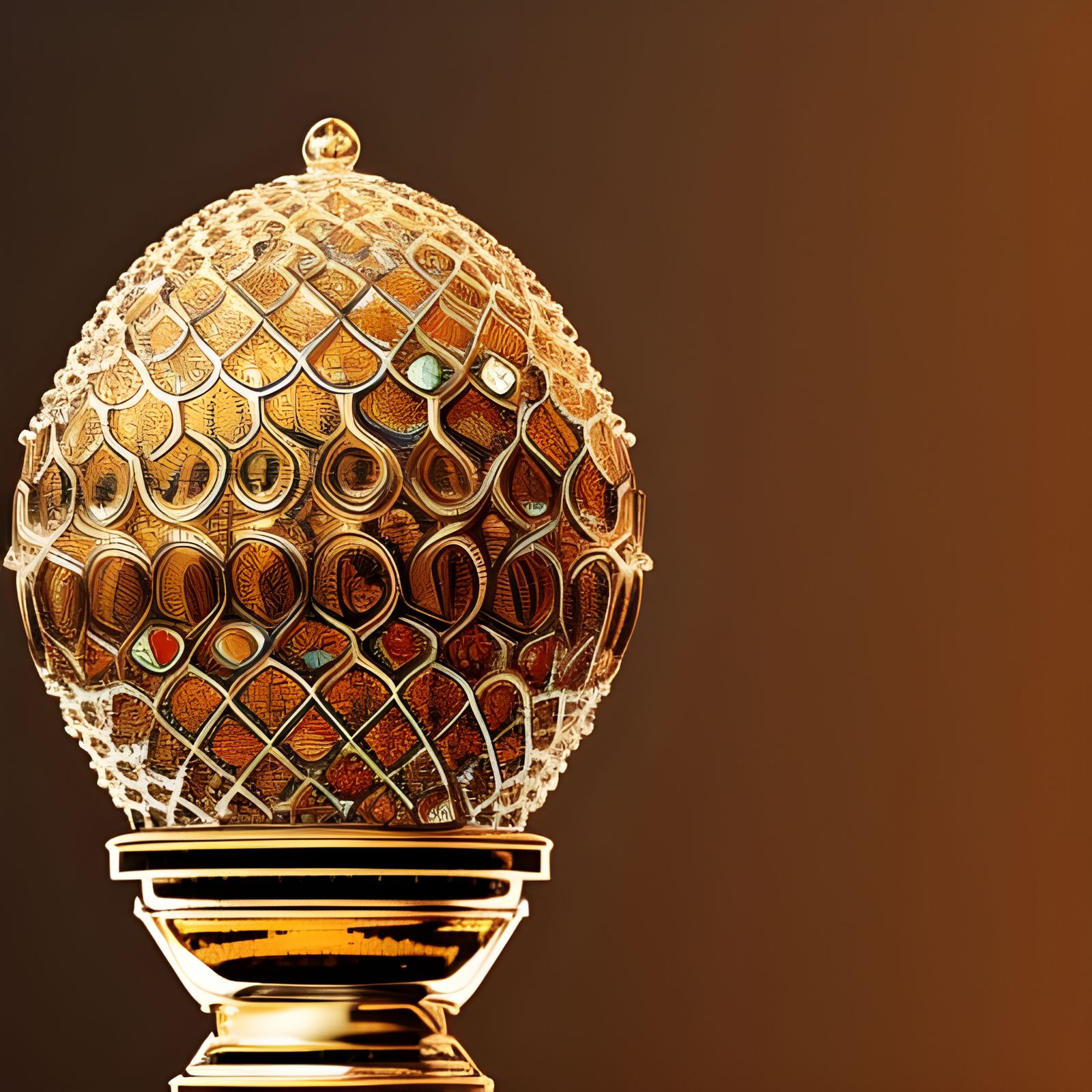 Gold Faberge Egg - AI Generated Artwork - NightCafe Creator