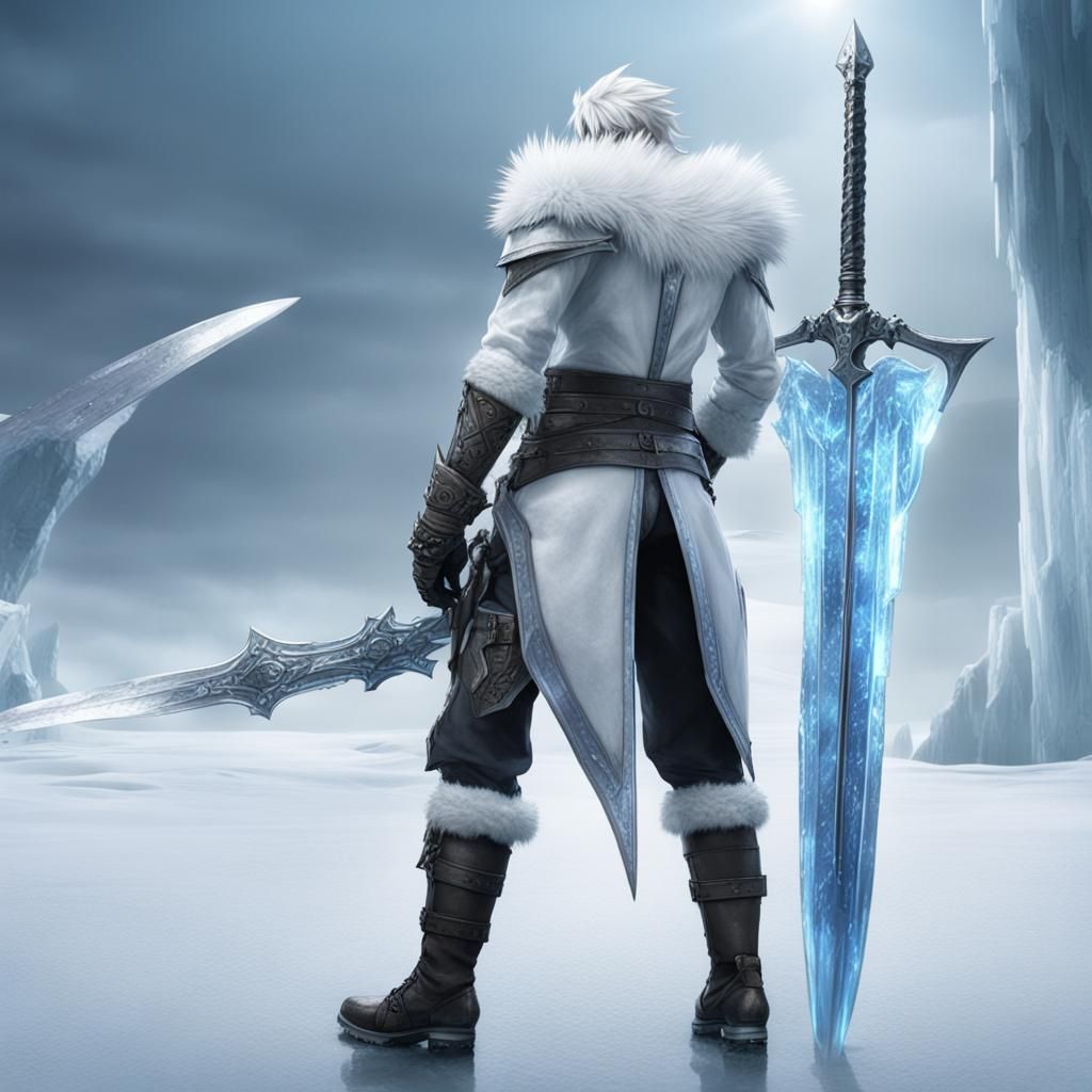 guy with big blade - AI Generated Artwork - NightCafe Creator