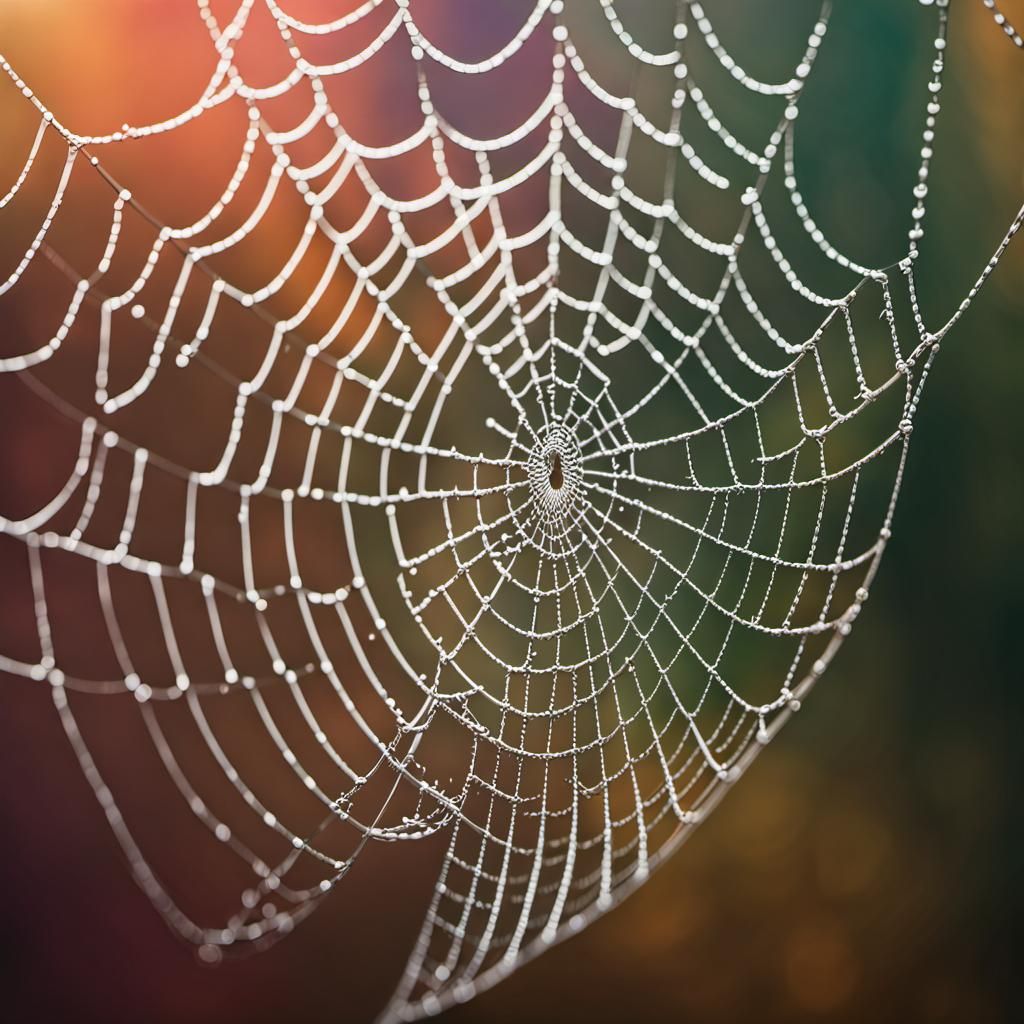 Spider Web - AI Generated Artwork - NightCafe Creator