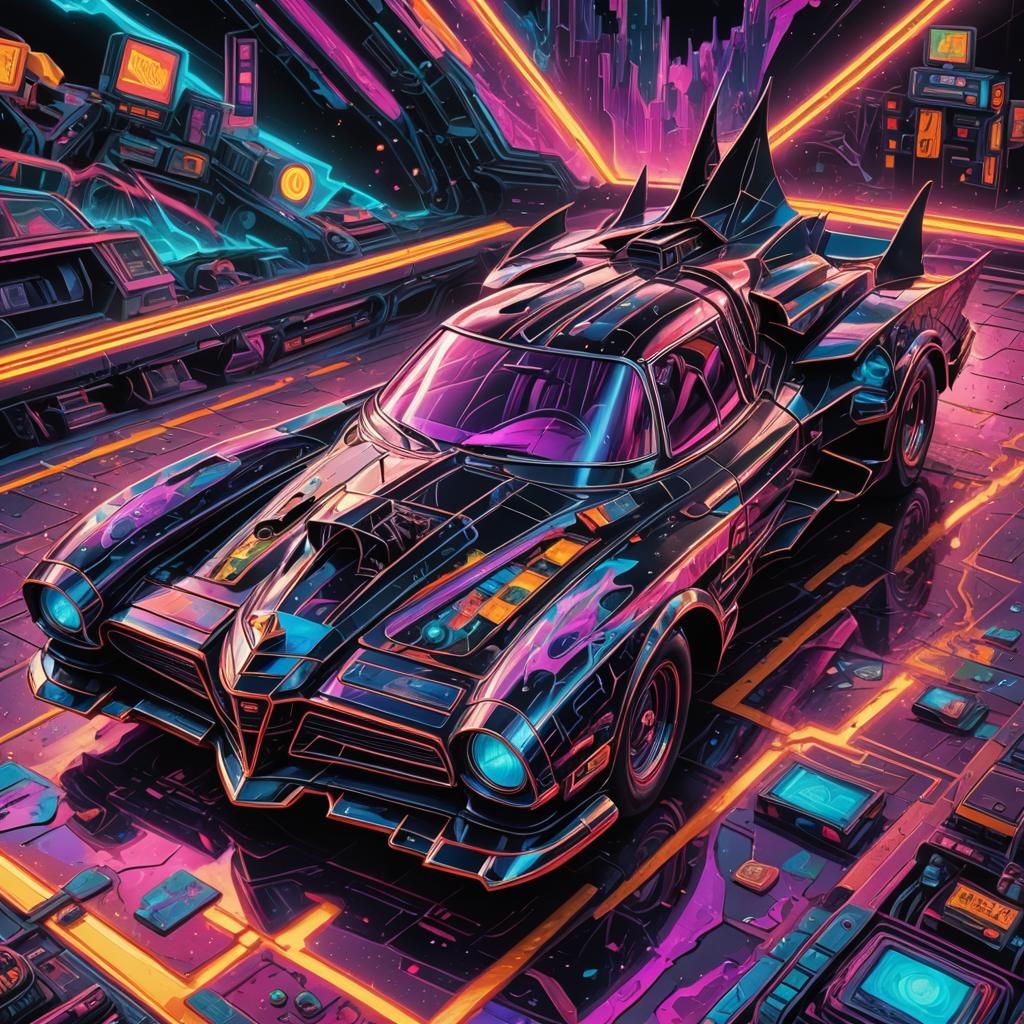 Future Batmobile - AI Generated Artwork - NightCafe Creator