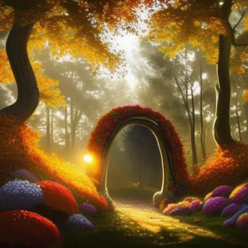 The Fairies Gate - AI Generated Artwork - NightCafe Creator