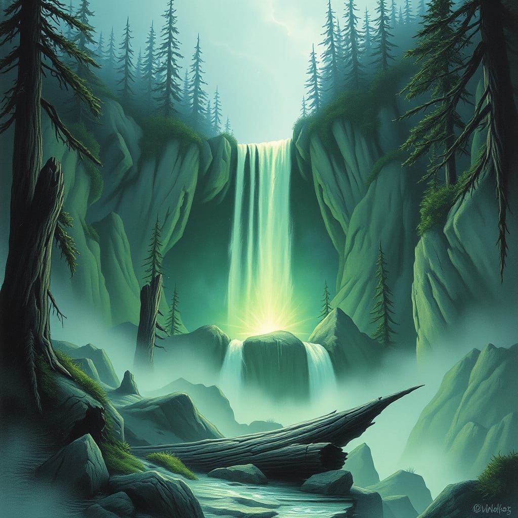 Lumbering Falls - Dreamlike Lumbering Falls in Captivating ...