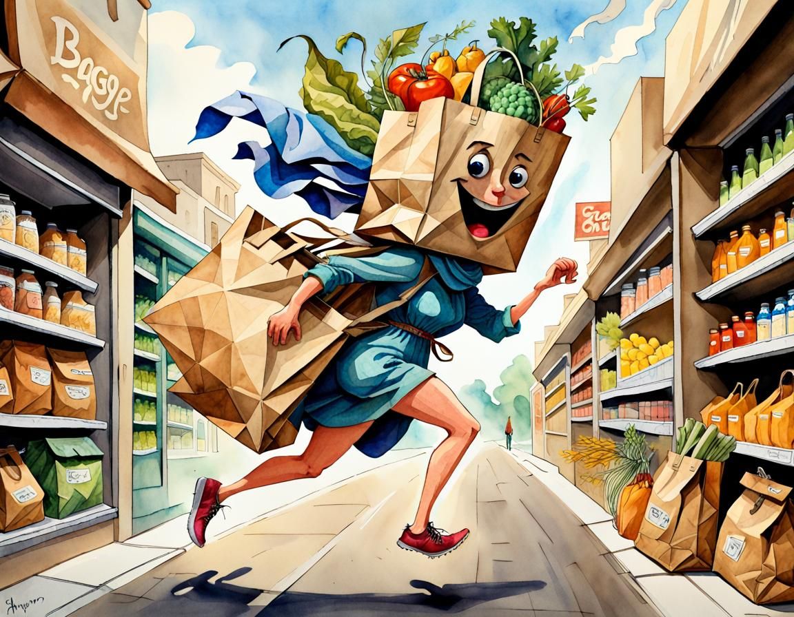 Running errands - AI Generated Artwork - NightCafe Creator